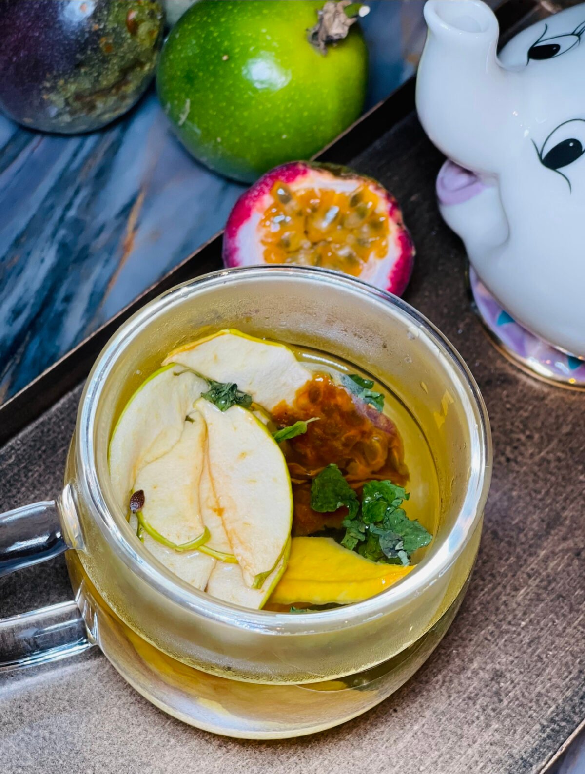 Homemade Passion Fruit Mango Tea - Marzi's Garden