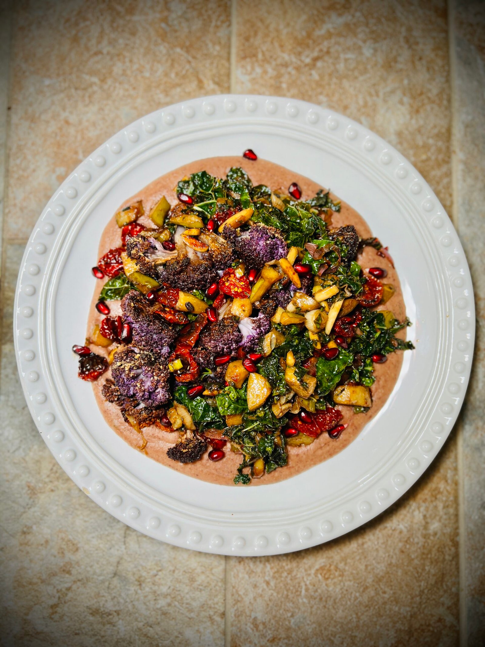 Colorful Garden Cauliflower Hummus Fusion - Marzi's Garden