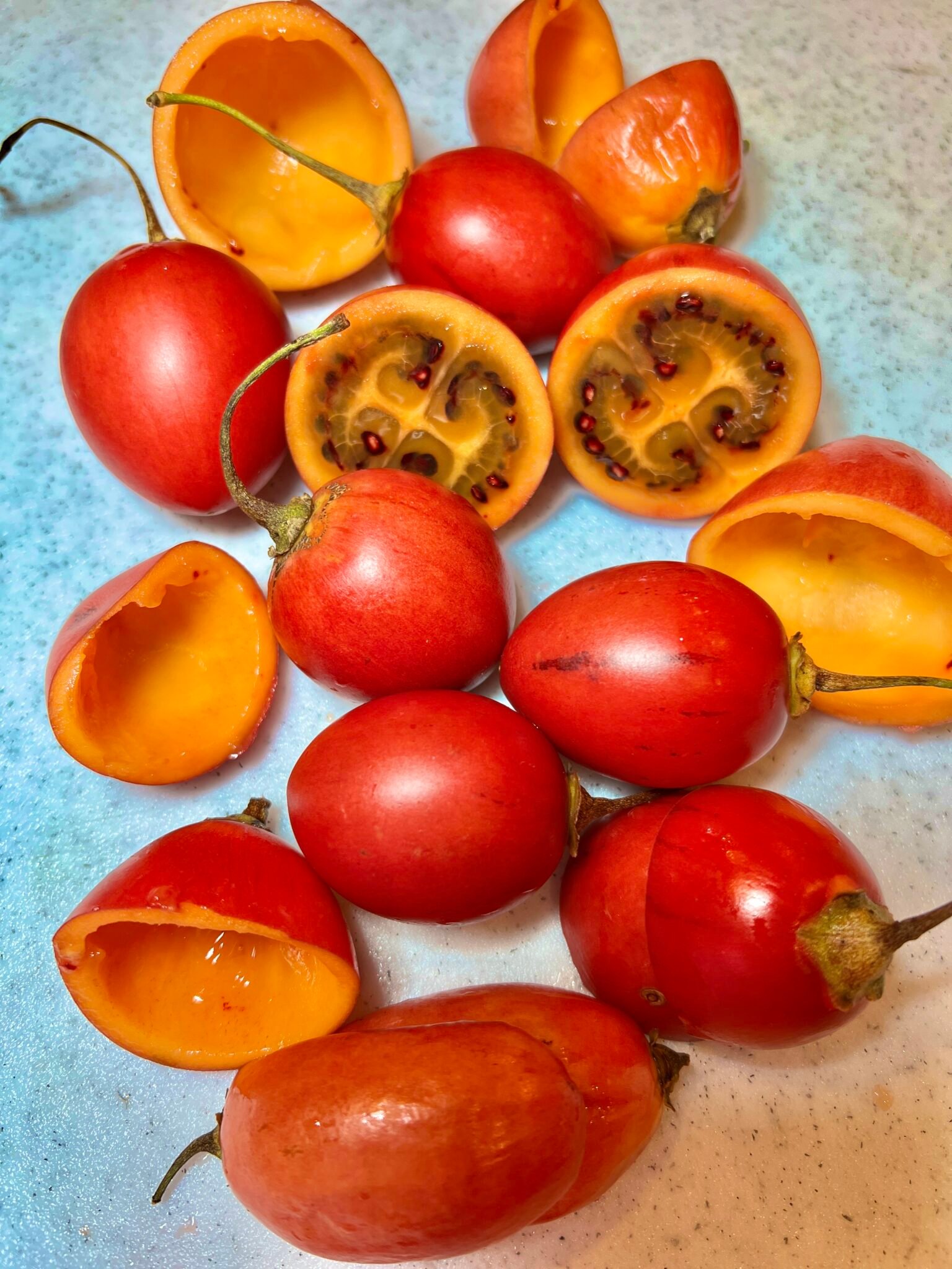 How To Make Tamarillo Salsa From Homegrown Tree Tomatoes - Marzi's Garden