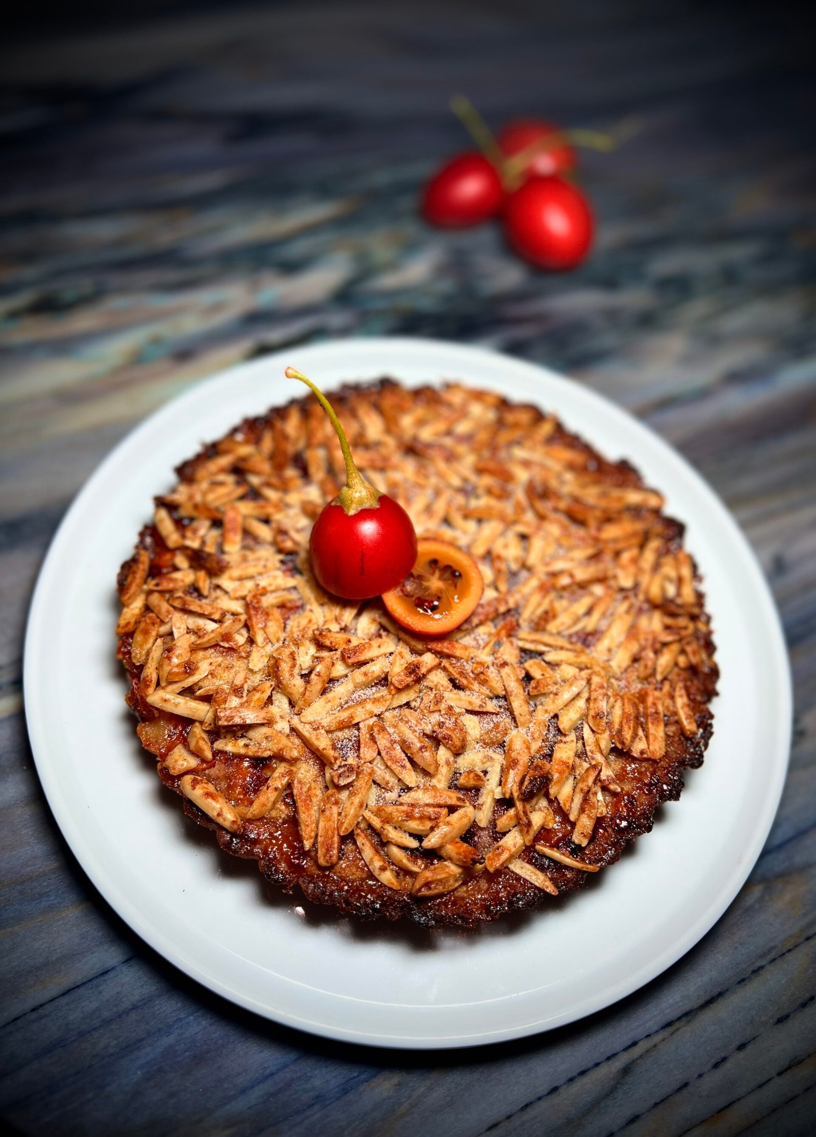 How to make Tamarillo Almond Cake